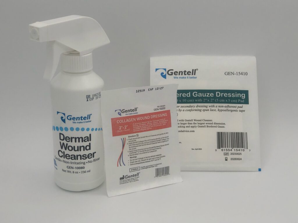 Wound Care Kit #5 – 2x2 Collagen Dressing with Gauze