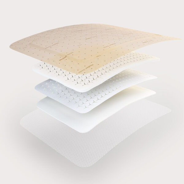Mepilex® Border Sacrum – 5-Layer Foam Dressing for Sacral Wounds